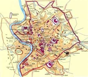Ancient Map Of Rome Maps Ancient Rome Rome Rome City