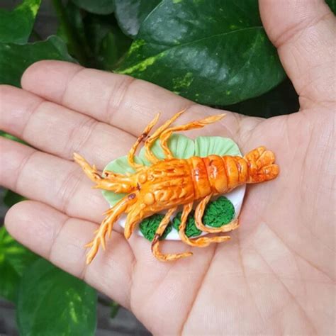 Lobster Mini Lobster Model Food Mini Basket For Dollhouse T For