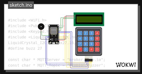 Keypad Wokwi Esp32 Stm32 Arduino Simulator