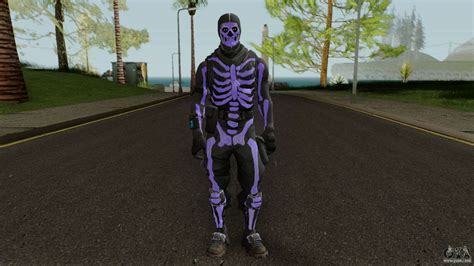 Purple Skull Trooper Style Fortnite For Gta San Andreas