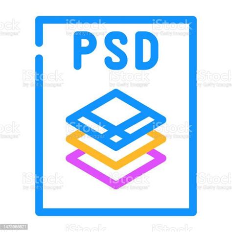 Psd 파일 형식 문서 색상 아이콘 벡터 일러스트 레이 션 0명에 대한 스톡 벡터 아트 및 기타 이미지 0명 Html