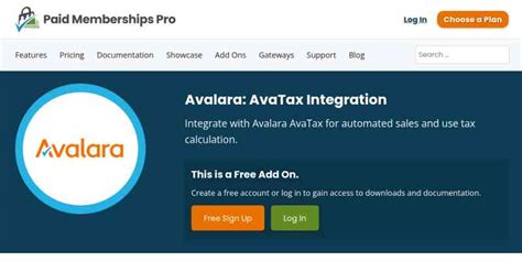 Paid Memberships Pro Avatax Add On Pluginizer
