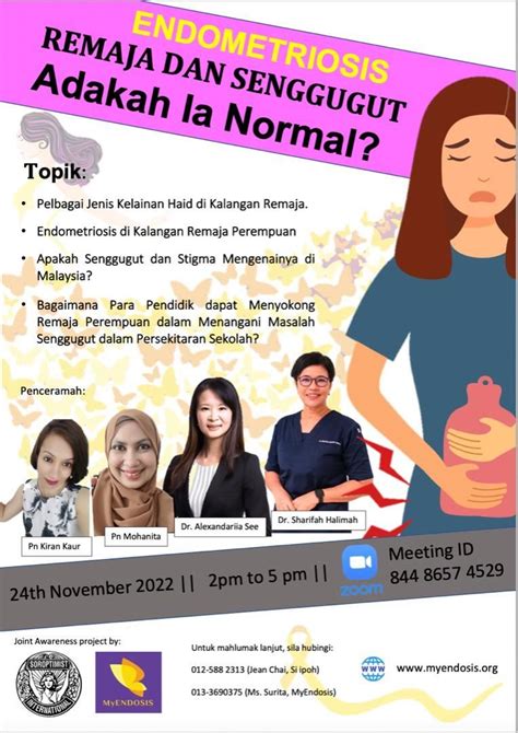 Dr Sharifah Halimah Jaafar On Linkedin Endometriosisawareness