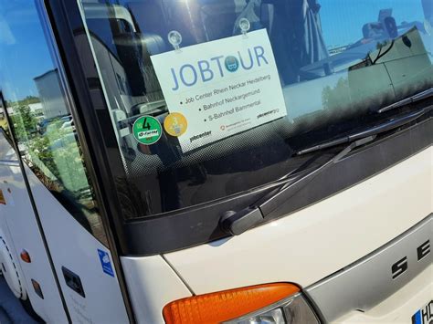 Jobtour Wir bringen Sie zu Ihrem möglichen neuen Job Jobcenter Rhein Neckar Kreis
