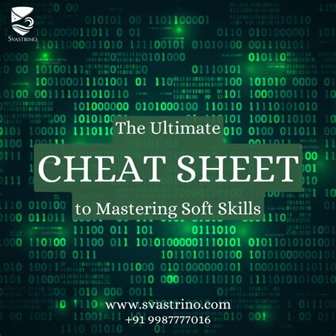 the ultimate cheat sheet to mastering soft skills
