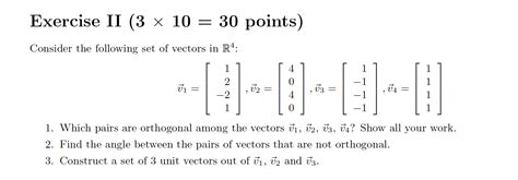 Solved Exercise II 310 30 Points Consider The Following Chegg