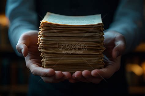 종이를 들고있는 손