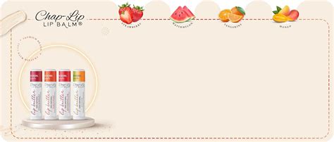 Chap Lip Lip Butter Lip Balm With Fruit Flavors Cocoa Butter Coconut