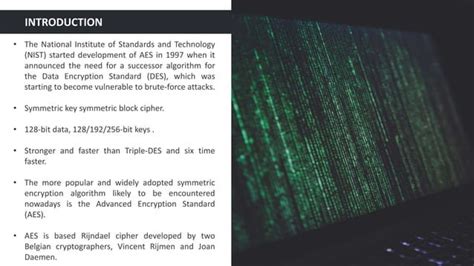 Aes Encryption Pptx