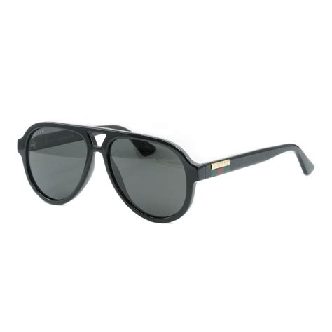 Gucci Shiny Black Mens Aviator Sunglasses Gg0767s005 Itshot M01998