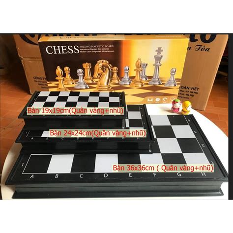 Cờ Vua Nam Châm Sato Loại Lớnmini Bộ Cờ Vua Quốc Tế Made In Việt Nam Shopee Việt Nam