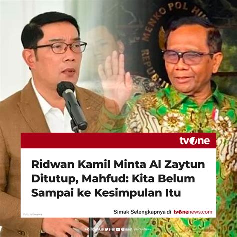 TvOnenews On Twitter Polemik Ponpes Al Zaytun Di Indramayu Masih