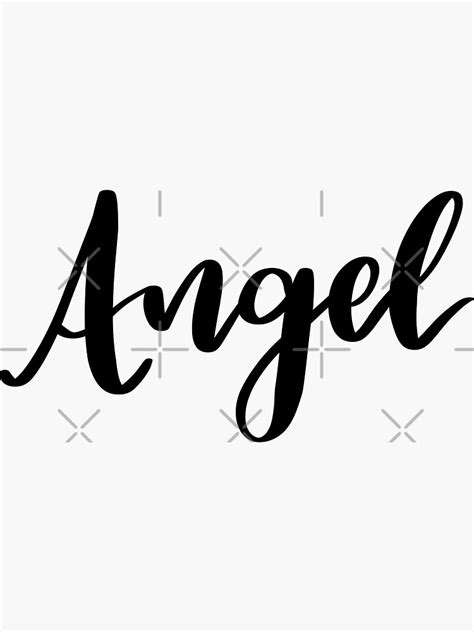 Angel Sticker For Sale By Ellietography Redbubble
