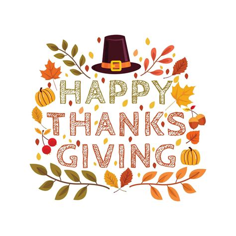 Happy Thanksgiving Autumn Holiday Background 29129750 Vector Art At