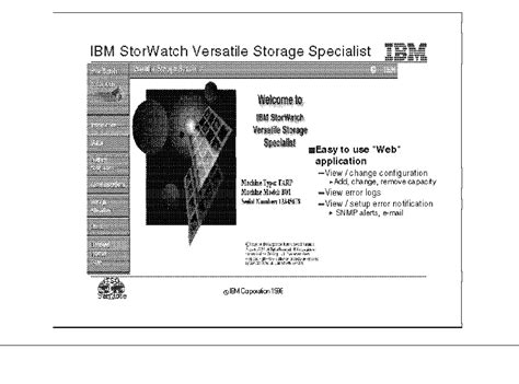 web interface ibm versatile storage server [book]