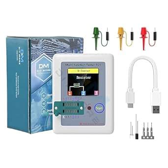 Diymore Transistor Tester Transistor Meter LCR TC Multi Function Transistor Capacitor Tester