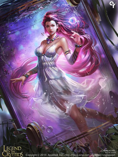 Liang Xing Legend Of The Cryptids Bad Tag Highres Image Sample 1girl Air Bubble Ankle