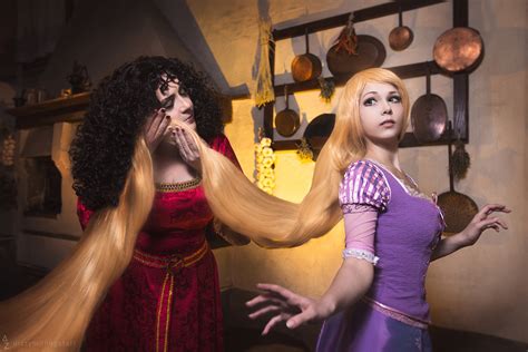 Disney Tangled Rapunzel And Mother Gothel By Kiaraberry On Deviantart