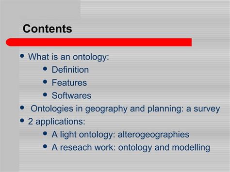 ontologies for urban systems ectqg2007 ppt