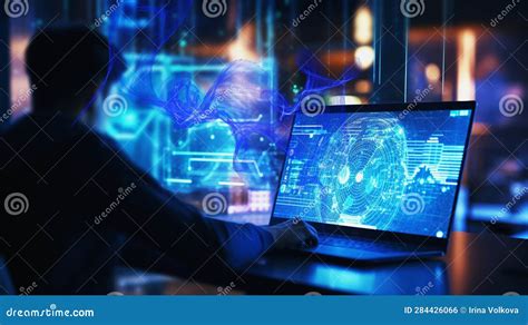 Digital Technologies Informatics Programming Hands Of Programmer On A