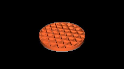 Isogrid Coaster By Killa Prints Download Free Stl Model