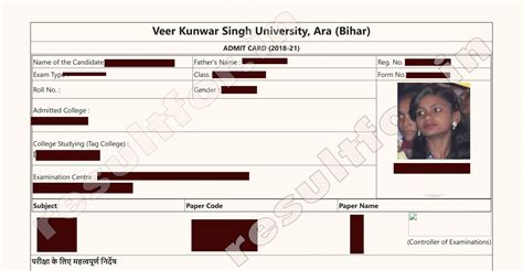 Vksu Part 1 Admit Card 2023 Released डाउनलोड Download Link