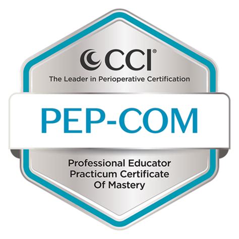 Professional Educator Practicum Certificate Of Mastery Pep Com Credly