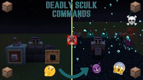 Command Block Tutorial 156 Deadly Sculk Commands In Minecraft 119 Youtube