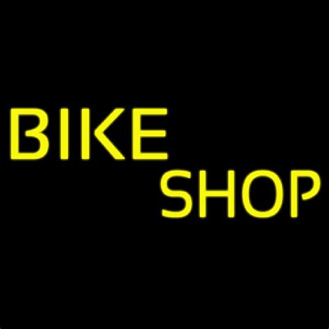 Custom Yellow Bike Shop Neon Sign Usa Custom Neon Signs Shop Neon