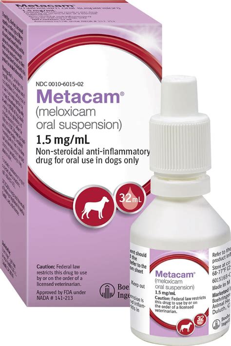 Metacam Meloxicam Oral Suspension 1 5 Mg Ml Hardypaw