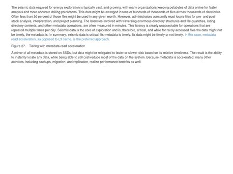 Example D Metadata Performance For Seismic Interpretation Storage