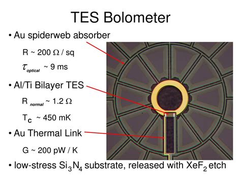 Ppt Tes Bolometer Array Powerpoint Presentation Free Download Id4332425