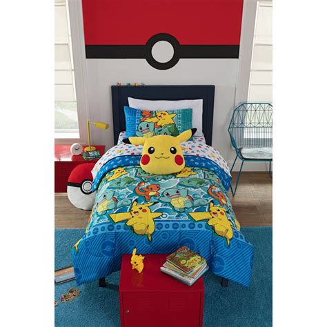 Northwest Pokemon First Starters Twin Bed In A Bag Bedding Set Wayfair