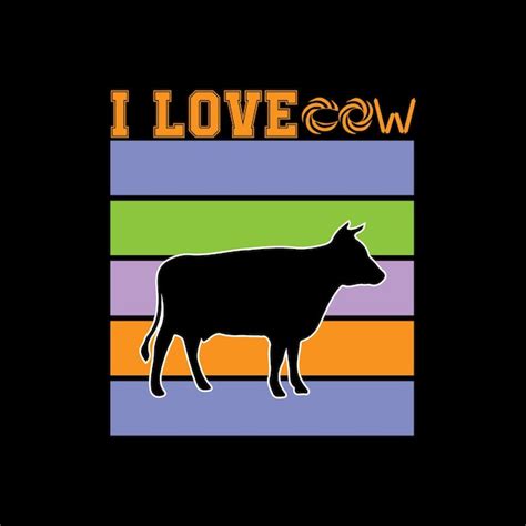 Premium Vector Cow T Shirt Design