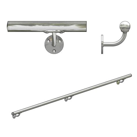 Corrimani Per Scale In Acciaio 4 00 Metri Diametro 33 7 Mm