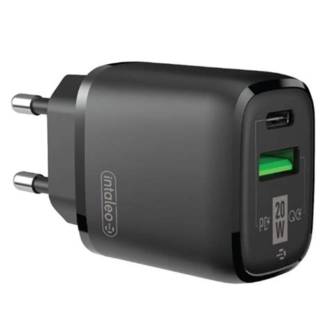Сетевое зарядное устройство Intaleo TCGQPD220 (20W) - Black – фото ...