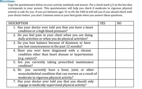 Directions Copy The Questionnaire Below On Studyx