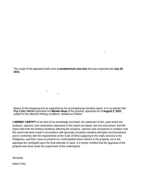 Appraisal Final Project Pdf Real Estate Appraisal Prices