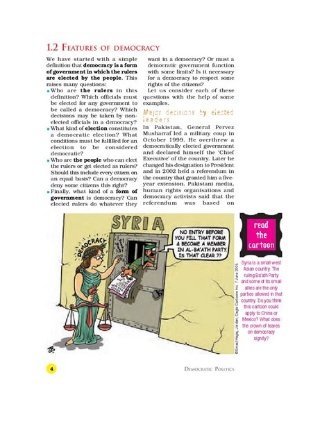NCERT Book Class 9 Social Science Chapter 1 What Is Democracy Why