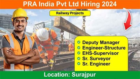 Pra India Pvt Ltd Hiring 2024 Hiring For Multiple Positions For A