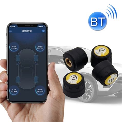 Bluetooth 4 0 TPMS Car External Tire Pressure Monitoring Pressure Detection System
