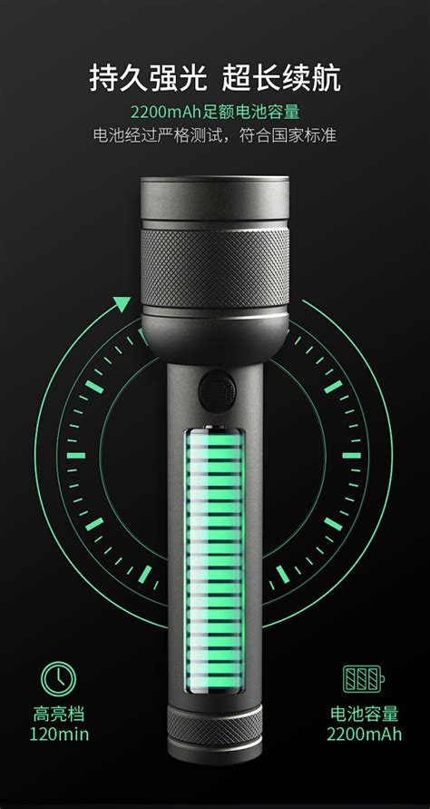 飞利浦（philips）户外强光手电筒无极调光远射骑行照明led灯 防身家用快充手电sfl2186p Sfl2186p灰（快充暖白光）【图片 价格 品牌 报价】 京东