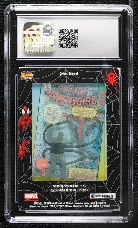 2002 Artbox Marvel Spider Man Filmcardz Base 65 Covers Sub Set