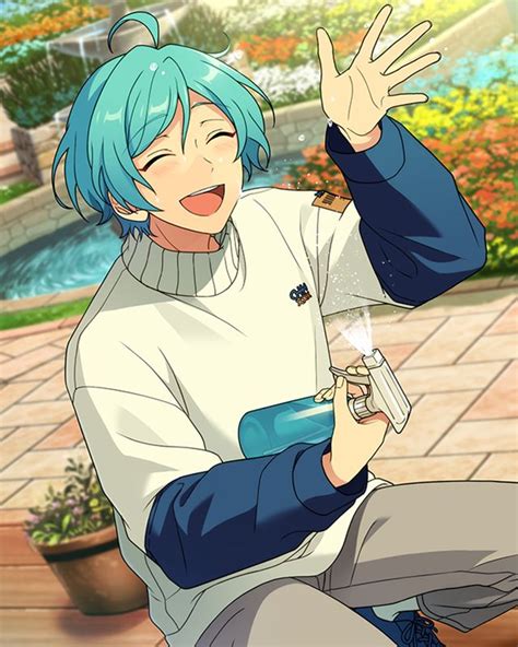 Kanata Shinkaigallery Kanata Ensemble Stars Mens Blue Hair