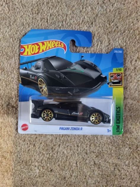 HOT WHEELS 2022 Pagani Zonda R Black HW Exotics New N Case 4 60