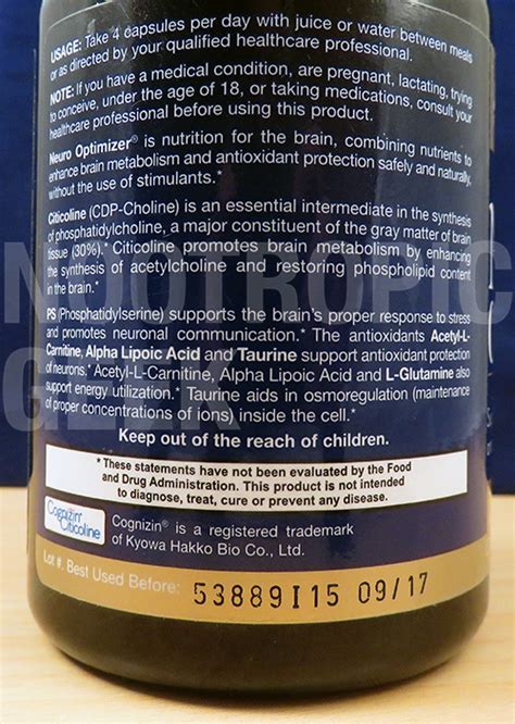 Neuro Optimizer Review - Powers Short-& Long-Term Brain Health & Memory ...