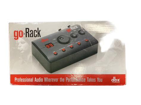 Dbx Gorack Performance Processor Compact And Powerful Guitars On Main