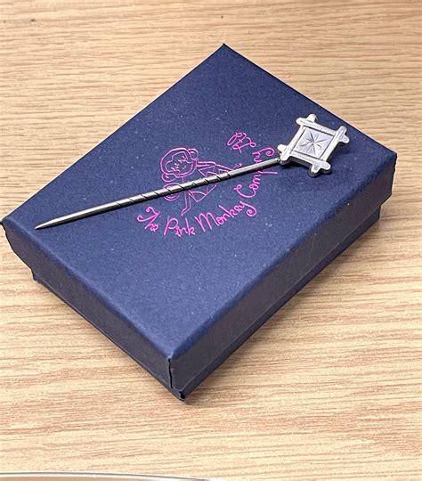 Victorian Silver Stick Pin Aesthetic Movement English Stick Pin Circa 1890s Cravat 1800s