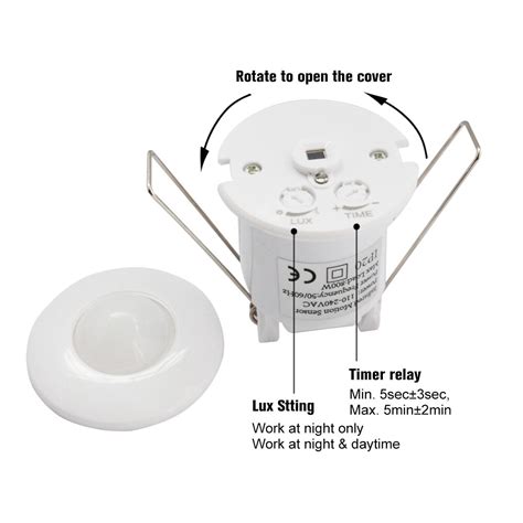 Mini Infrared Motion Sensor Switch 360 Degree Pir Grandado