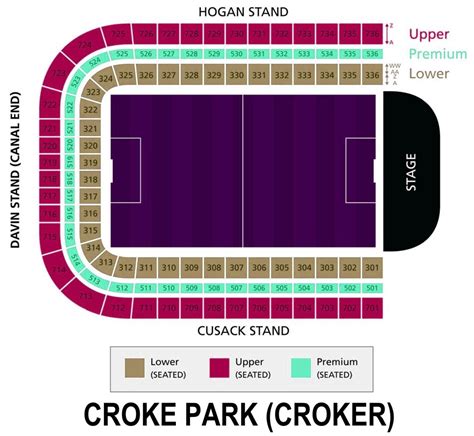 Croke Park Seating Plan 2024 Dublin Croke Park Seating Map With Seat